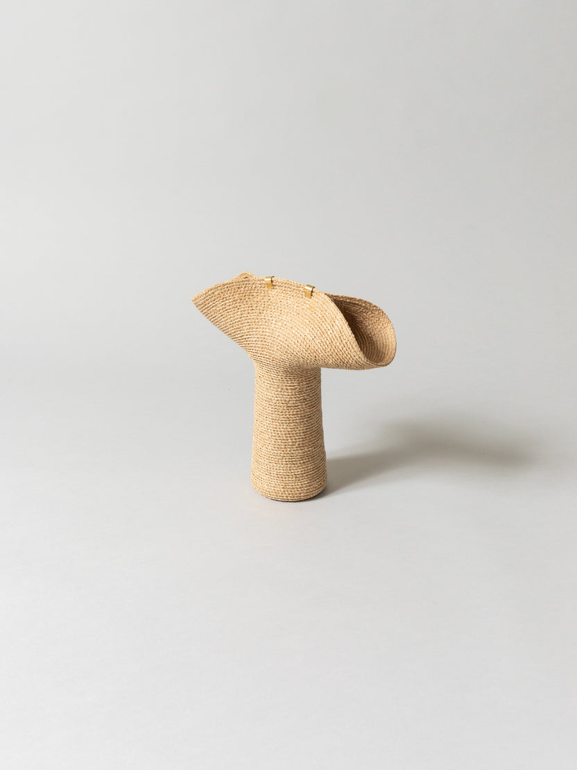 Lapel Raffia Vase