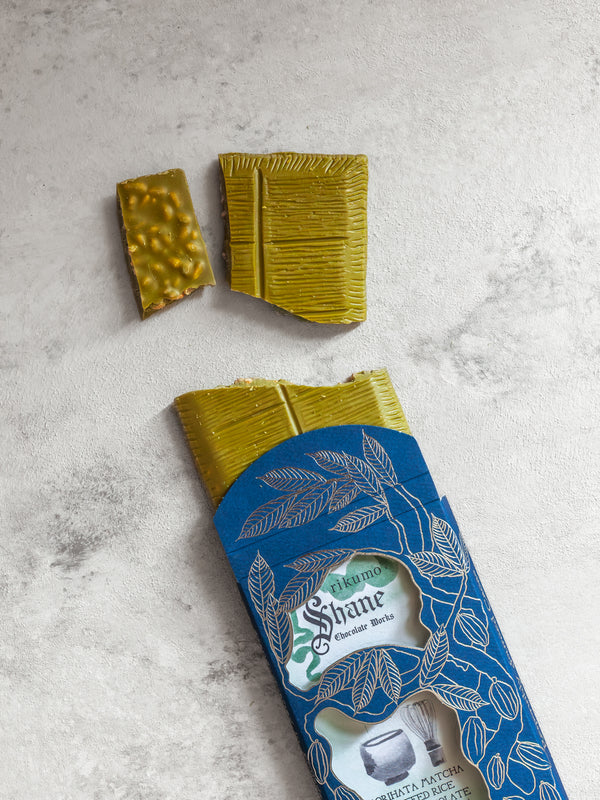 rikumo x Shane Confectionery Matcha Chocolate Bar, 1.87 oz