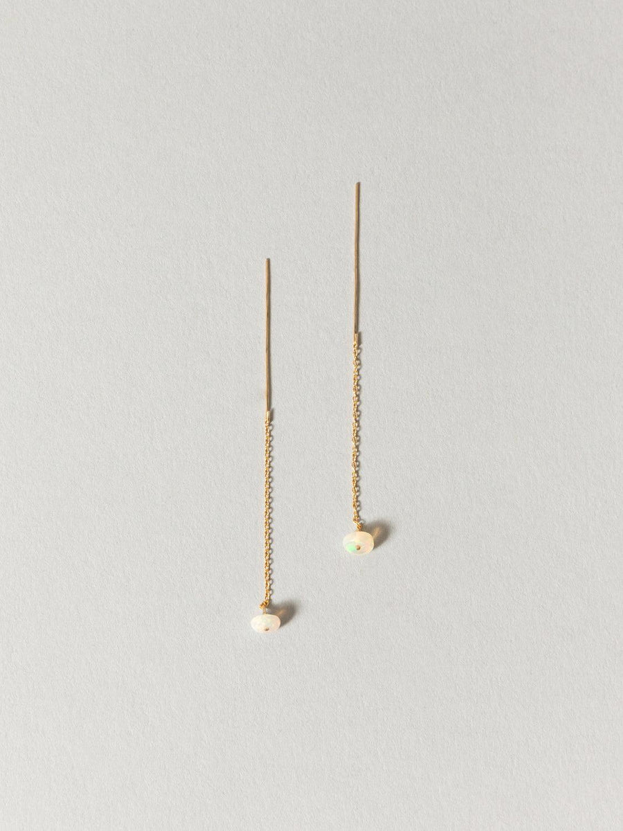 Opal Chain Earrings