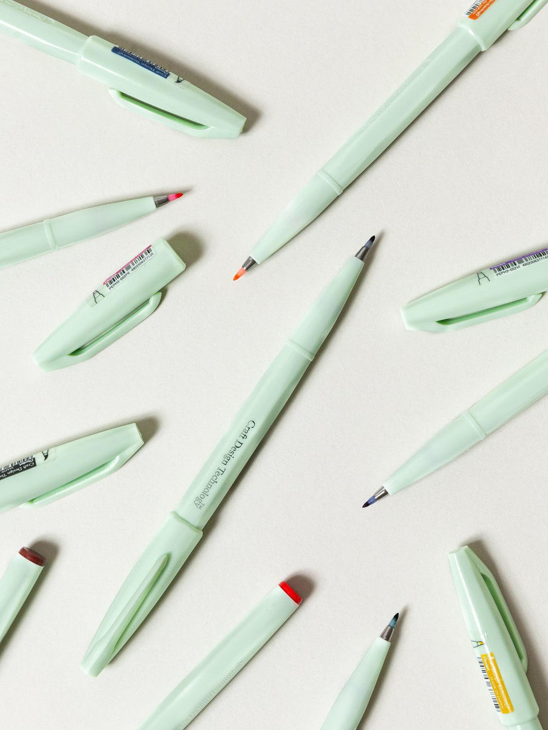 CDT Brush Sign Pens - 10-Pack, Assorted Colors