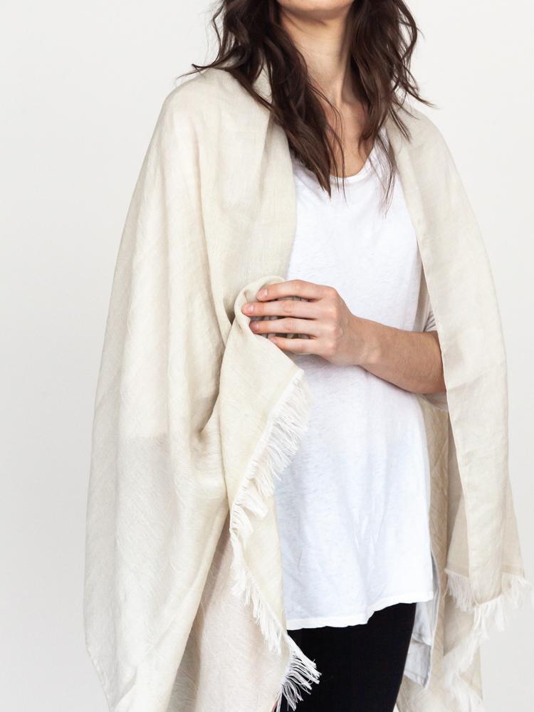 Haolu Cotton Wool Stole - Rikumo